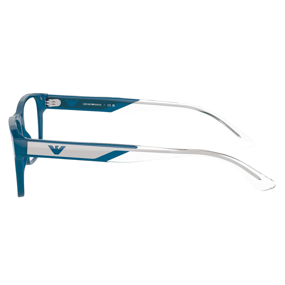 Aro completo rectangular Emporio Armani acetato para hombre - Siman El Salvador