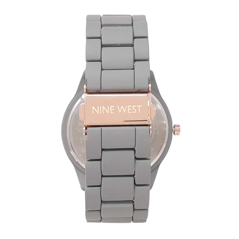 Reloj Nine West análogo resina gris para mujer - Siman El Salvador