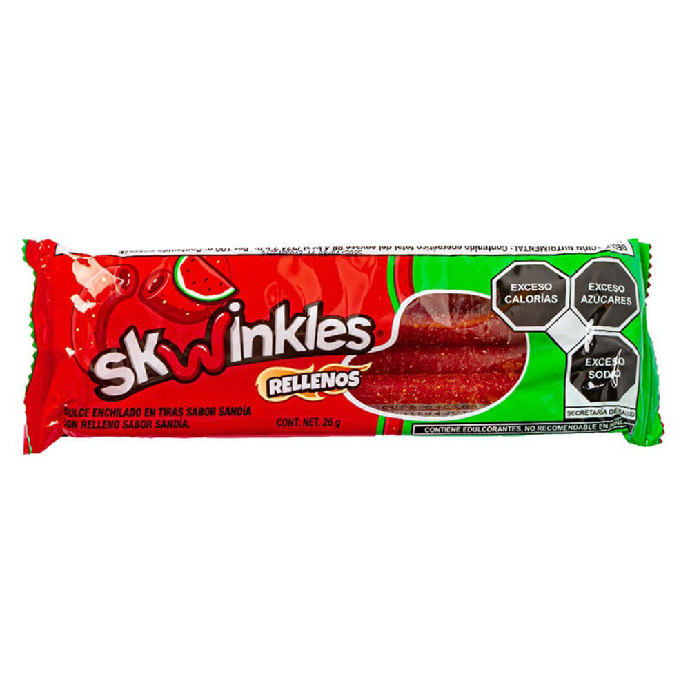 Skwinkles Rellenos Sandia Enchilada 26gr - Siman Costa Rica