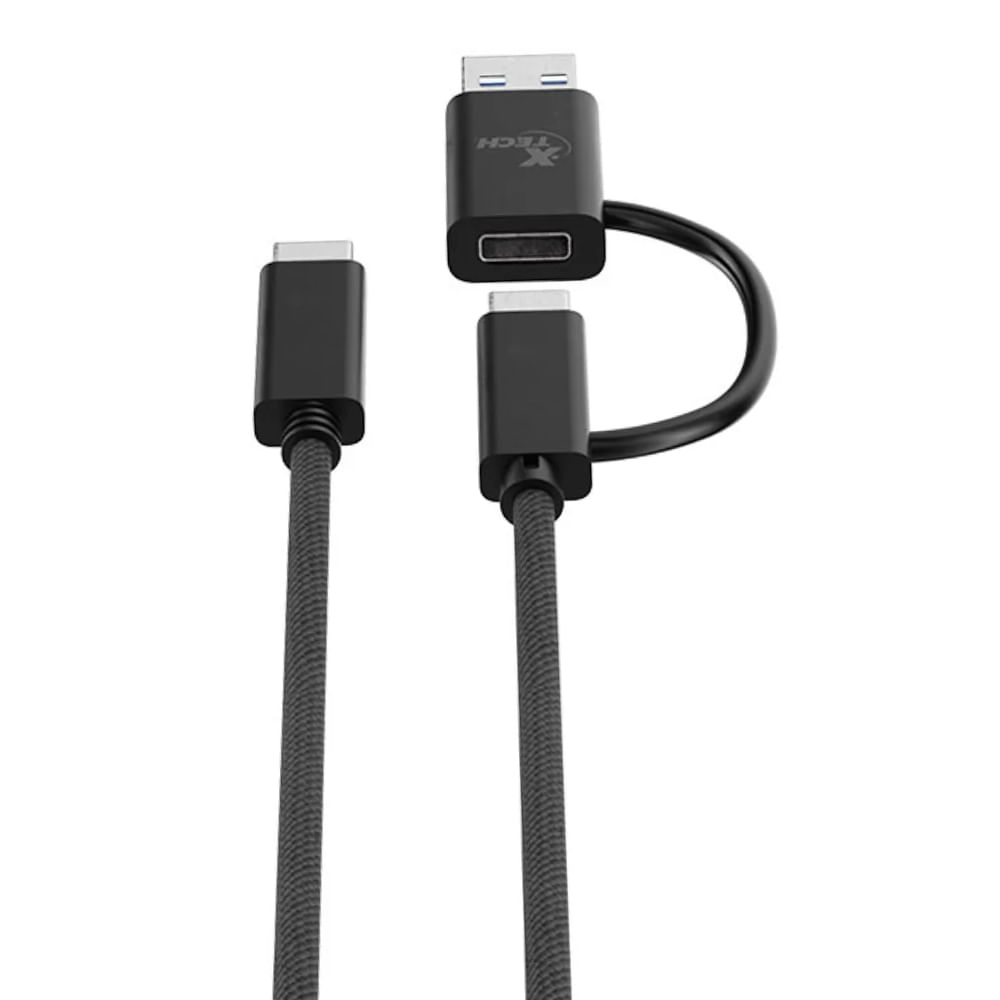 Cable adaptador 2 en 1 usb-c -usb a-60w - Siman El Salvador