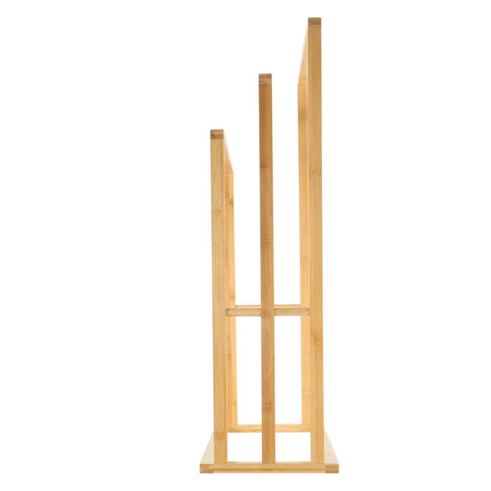 Rack de bambú triple para colgar toallas 55x82 cm - Siman Costa Rica