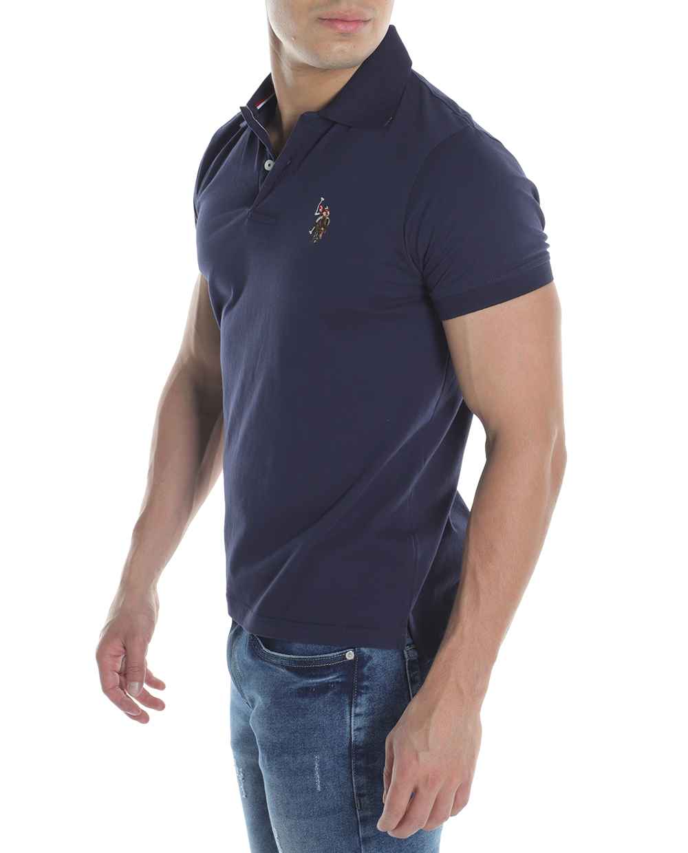 Camisa Polo Básica color navy para Hombre - Siman El Salvador