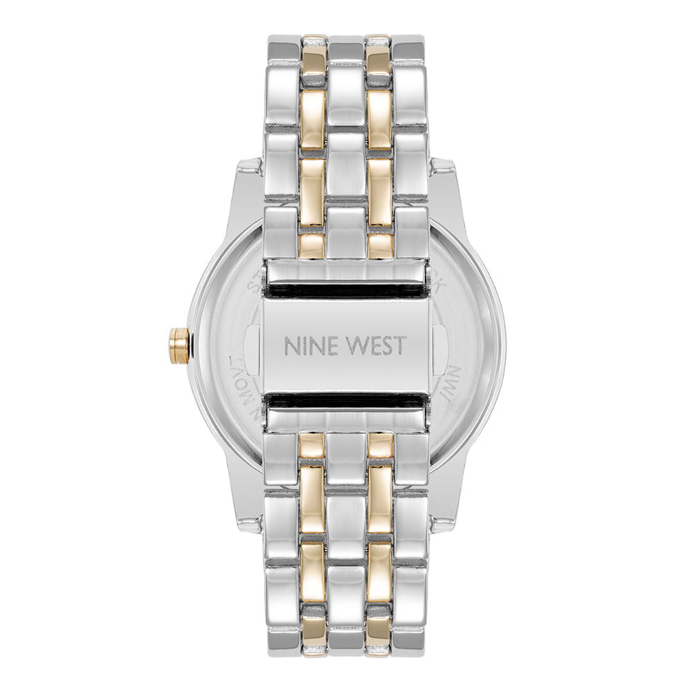 Reloj Nine West análogo de metal bicolor para mujer - Siman Costa Rica