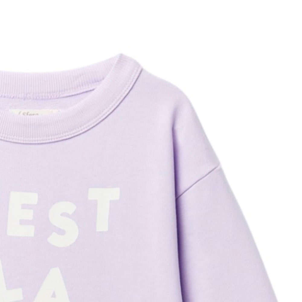 Suéter morado con estampado para niña - Siman Guatemala