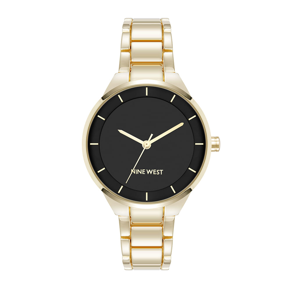 Reloj Nine West análogo metálico dorado para mujer - Siman Guatemala