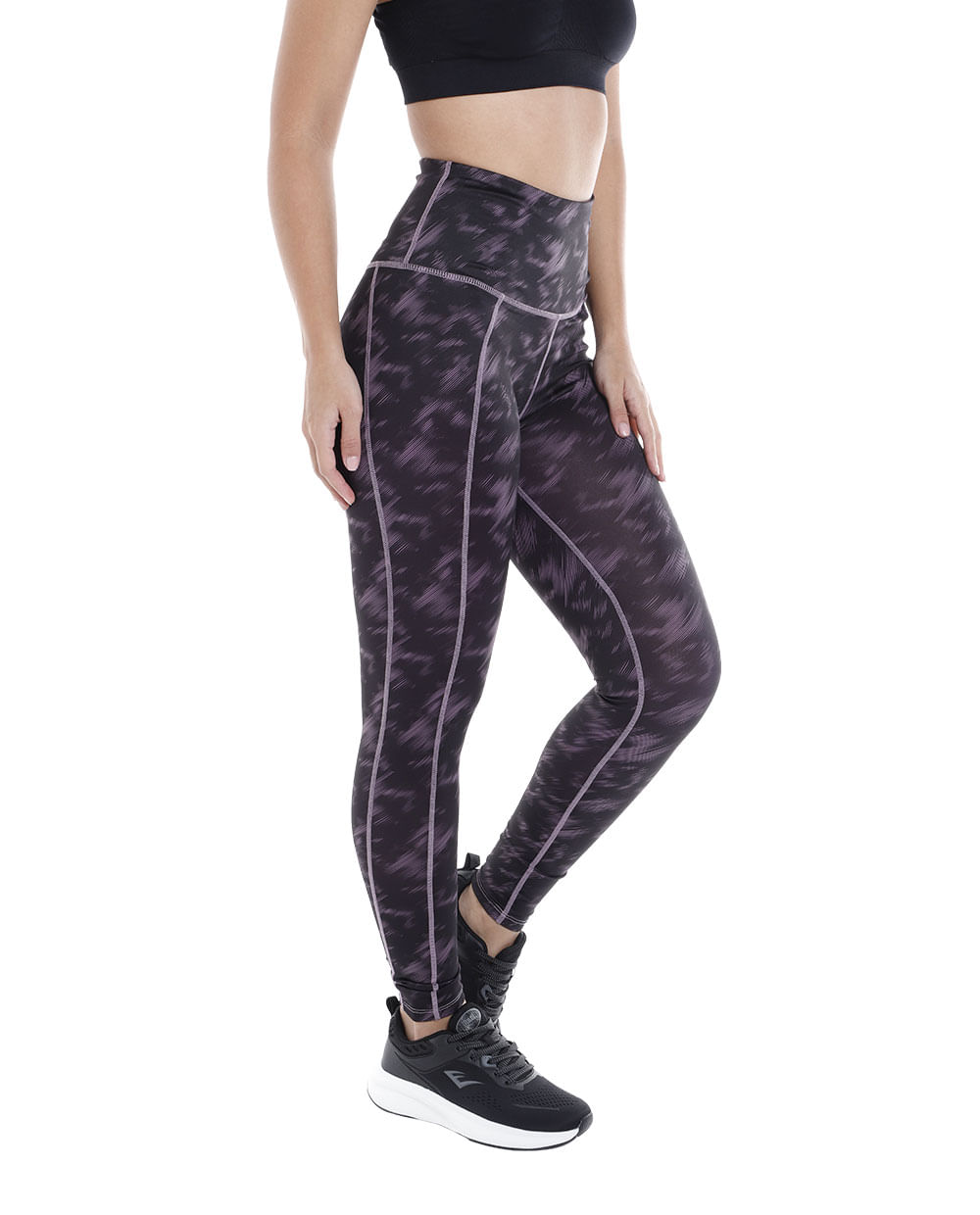 Leggings deportiva Boomerang estampado bicolor para mujer - Siman Costa ...