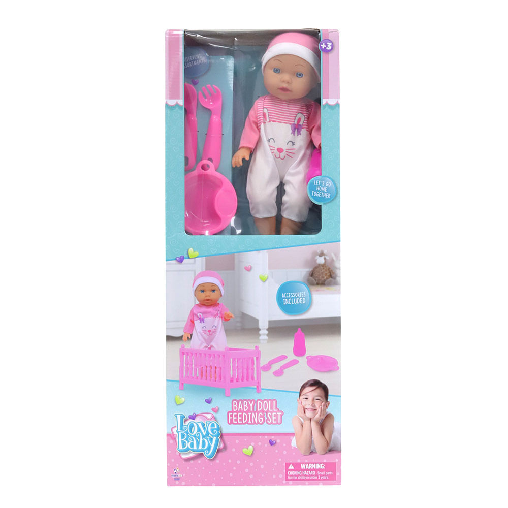 Muñeca Love baby set juego de alimentación - Siman El Salvador