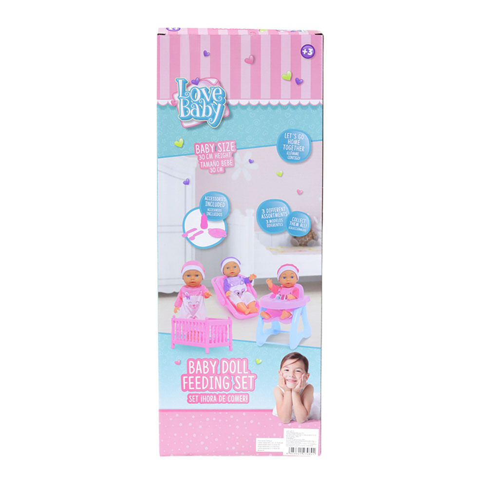Muñeca Love baby set juego de alimentación - Siman El Salvador