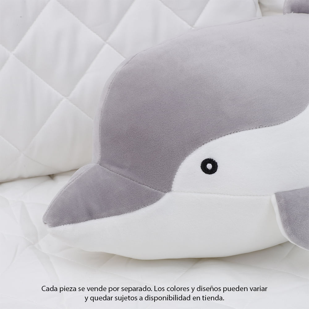 Cojín infantil surtido con forma de delfín 70x34 cm - Siman El Salvador