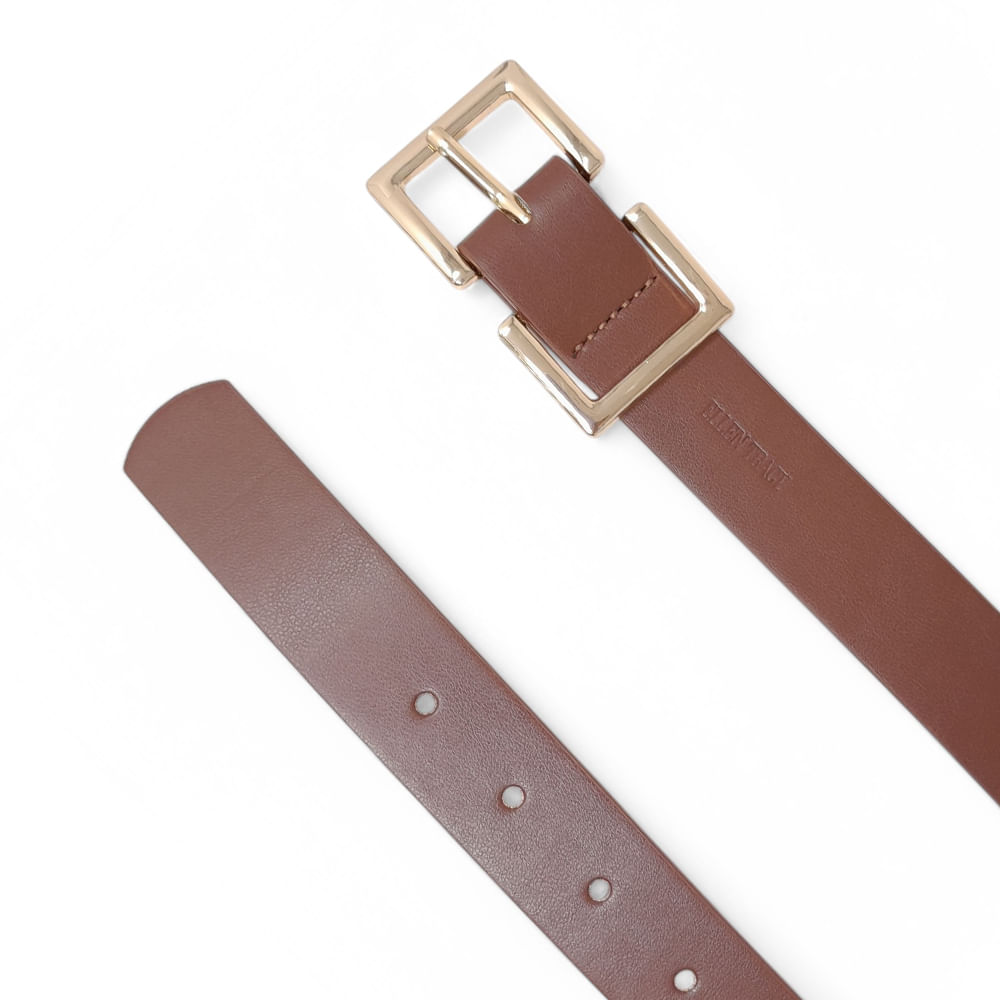 Cinturón tradicional Ellen Tracy café para mujer - Siman Costa Rica