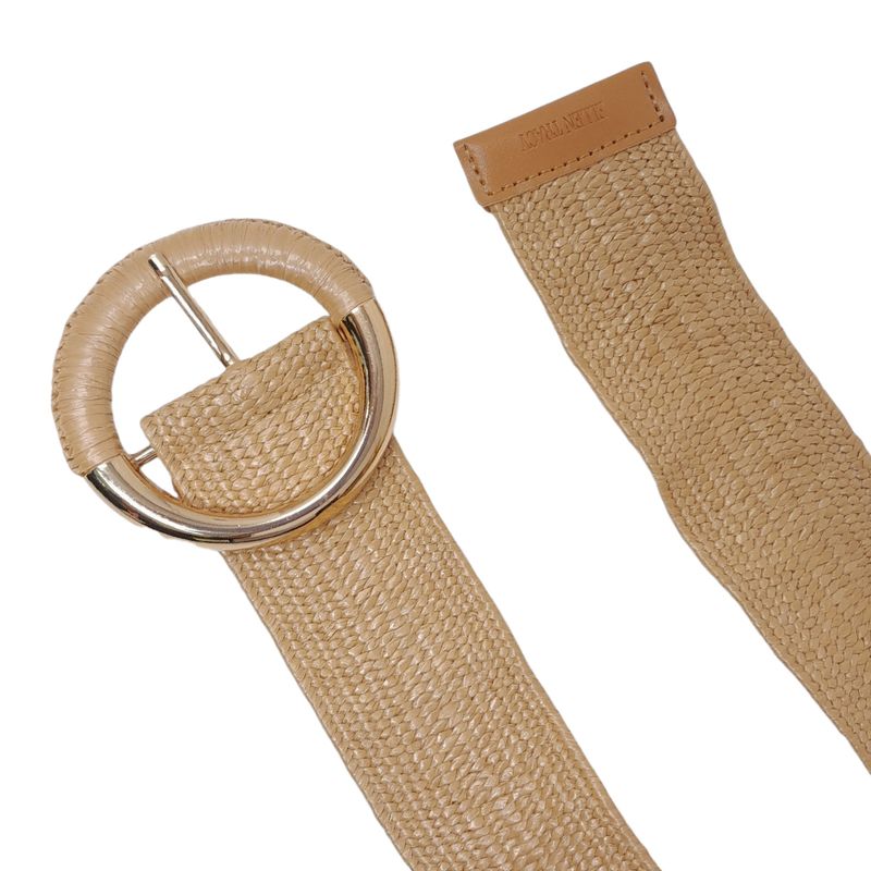 Cinturón Ellen Tracy color beige para mujer - Siman Costa Rica