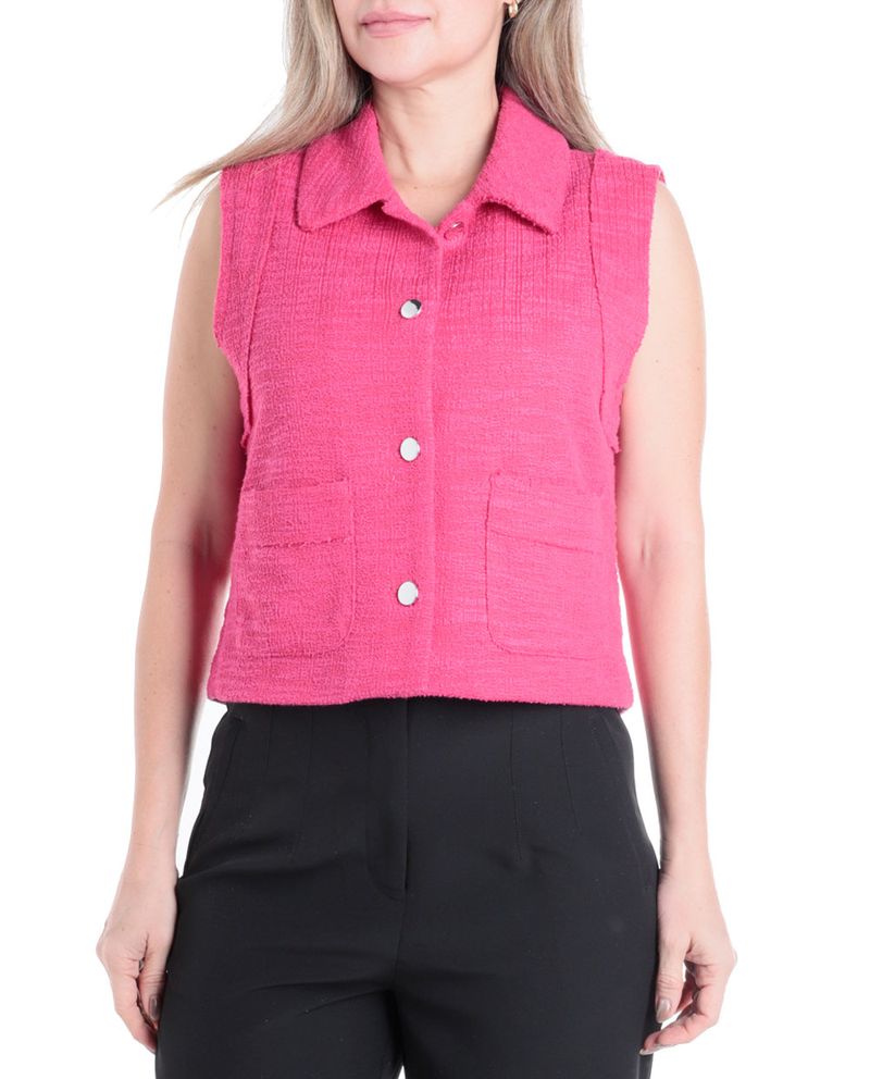 Chaleco Sabrina rosado para mujer