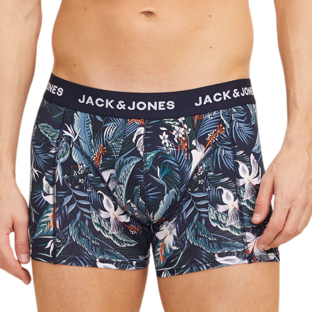 Pack de 3 boxers trunk Jack and Jones multicolor para hombre - Siman ...