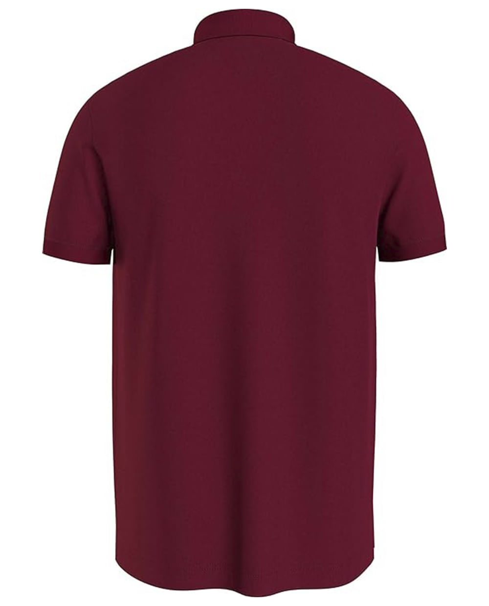 Camisa polo Tommy Hilfiger regular fit color vino texturizada para ...