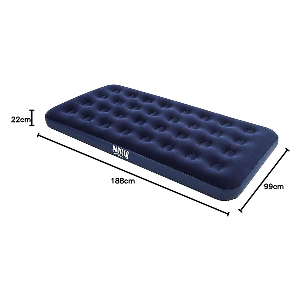 Cama inflable Bestway twin 188 cm x 99 cm x 22 cm - Siman Guatemala