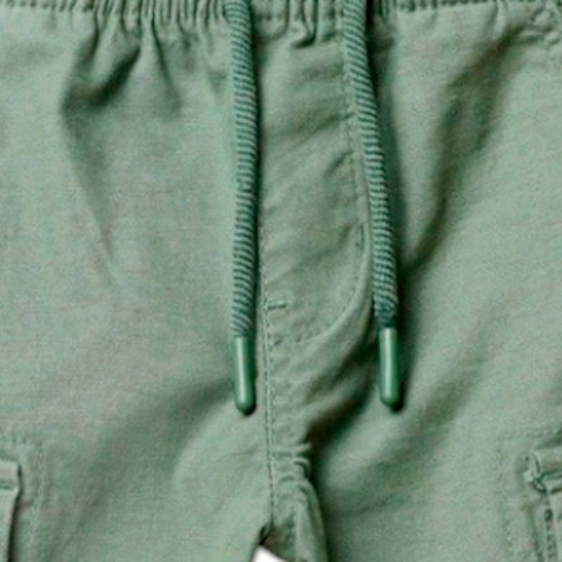 Short verde sólido para niño