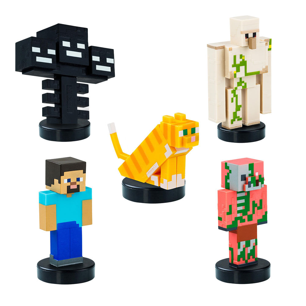 Minecraft Toppeez Pack 1 Figura Coleccionable 5 cm Surtido 1 Pieza
