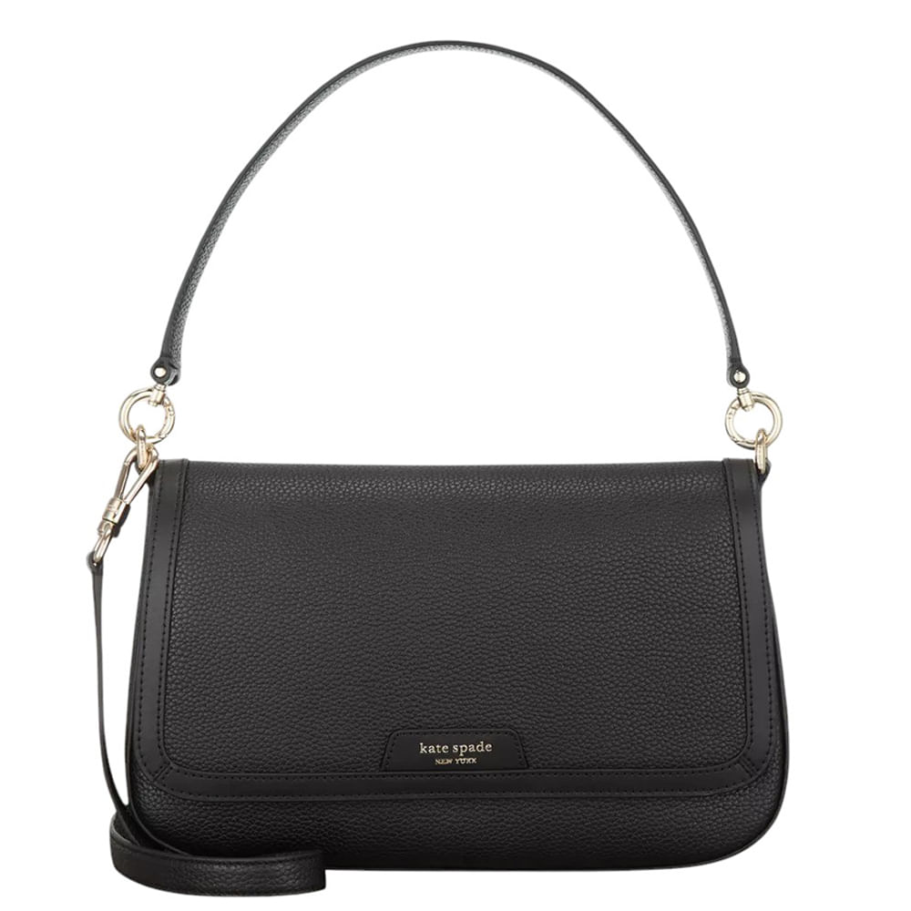 Cartera satchel Kate Spade Hudson color negro para mujer - Siman Costa Rica
