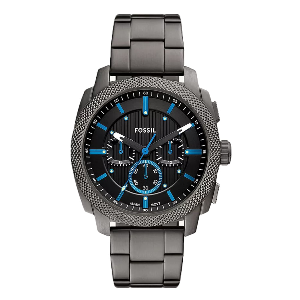 Reloj Fossil análogo cronógrafo de acero gris para hombre - Siman Costa ...