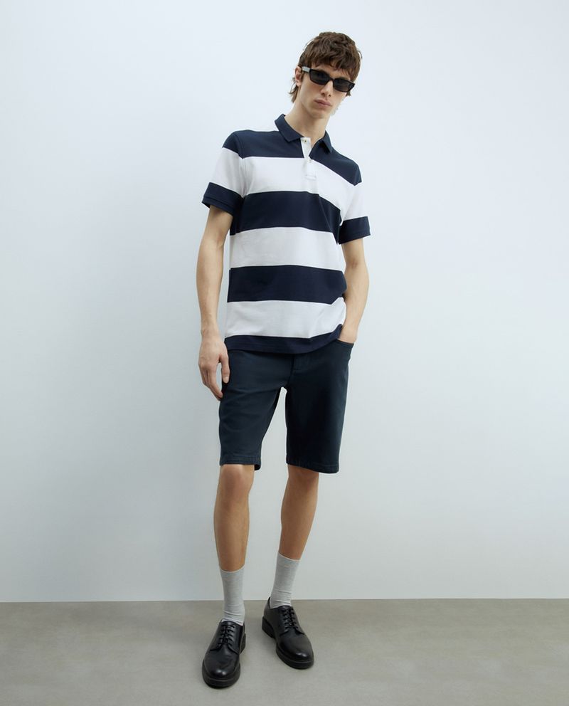 Camisa polo Sfera bicolor rayada para hombre - Siman Costa Rica
