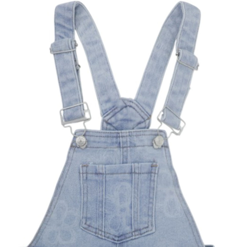 Pantalon corto overall azul medio - Siman Costa Rica