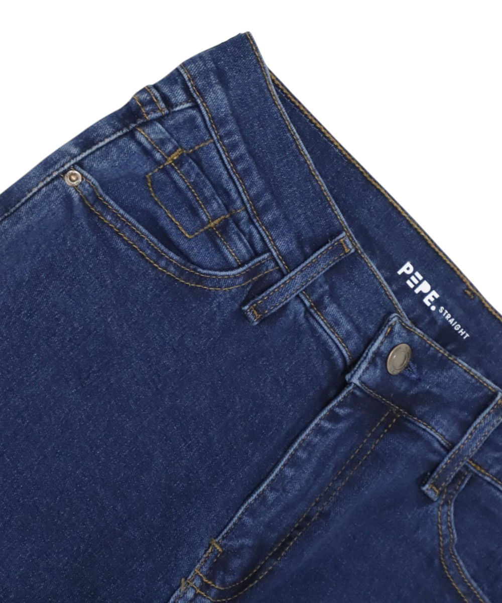 Jeans Pepe Revolution straight fit azul denim para hombre