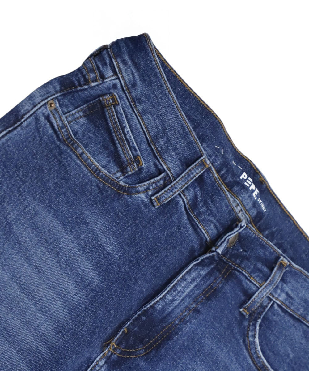 Jeans Pepe Revolution skinny fit azul denim lavado para hombre - Siman ...