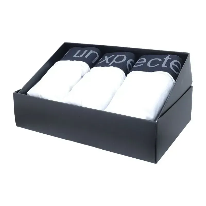 Pack de 3 boxers briefs Unexpected blanco sólido para hombre - Siman ...