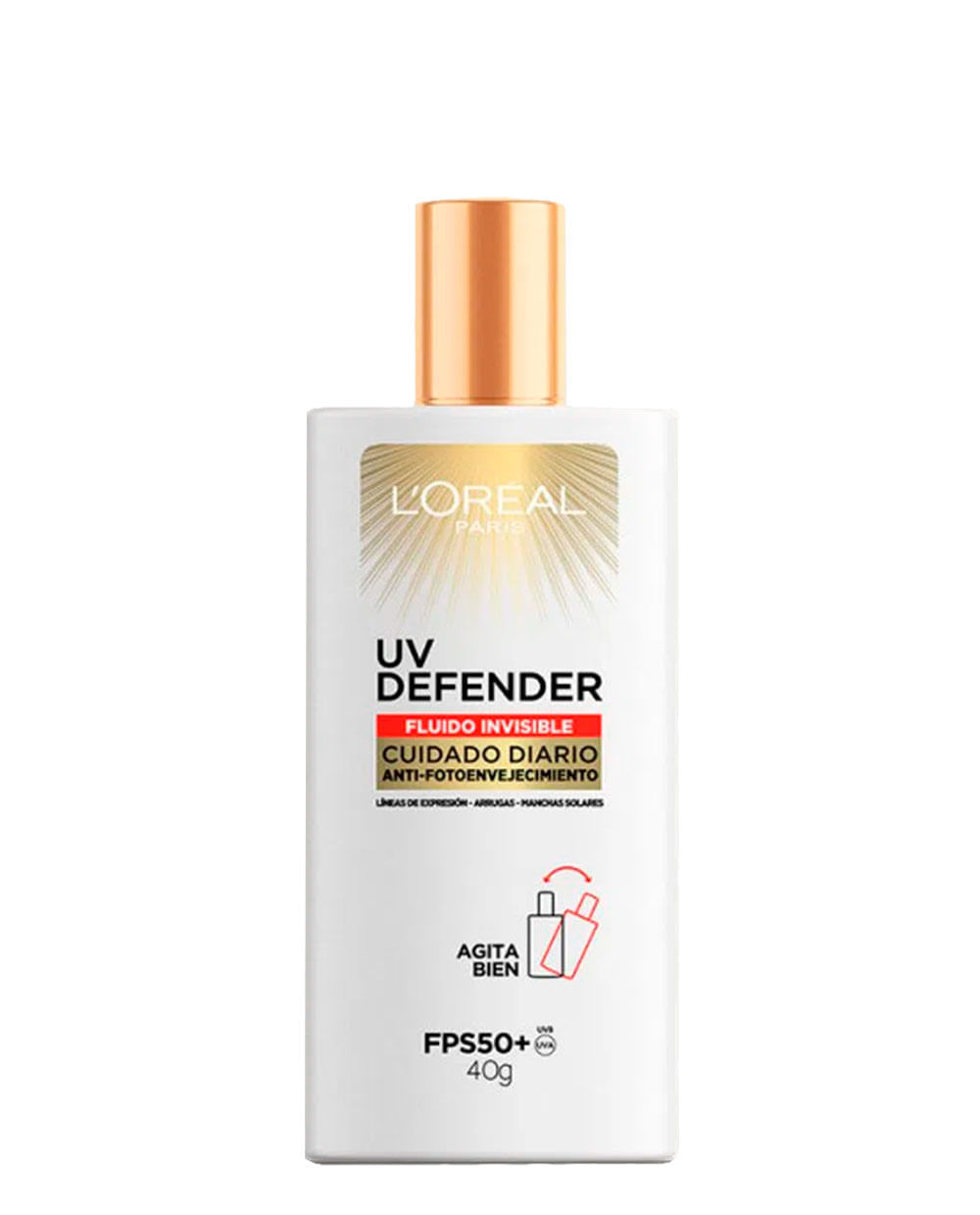 Protector Solar UV Defender Fluido Invisible FPS50+ 40g - Siman El Salvador