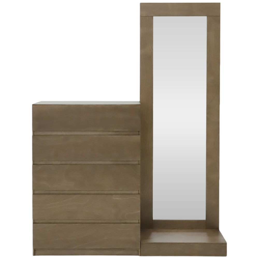 Gavetero con espejo Italia 5 cajones 181 x 136 x 41.5 cm - Siman El ...