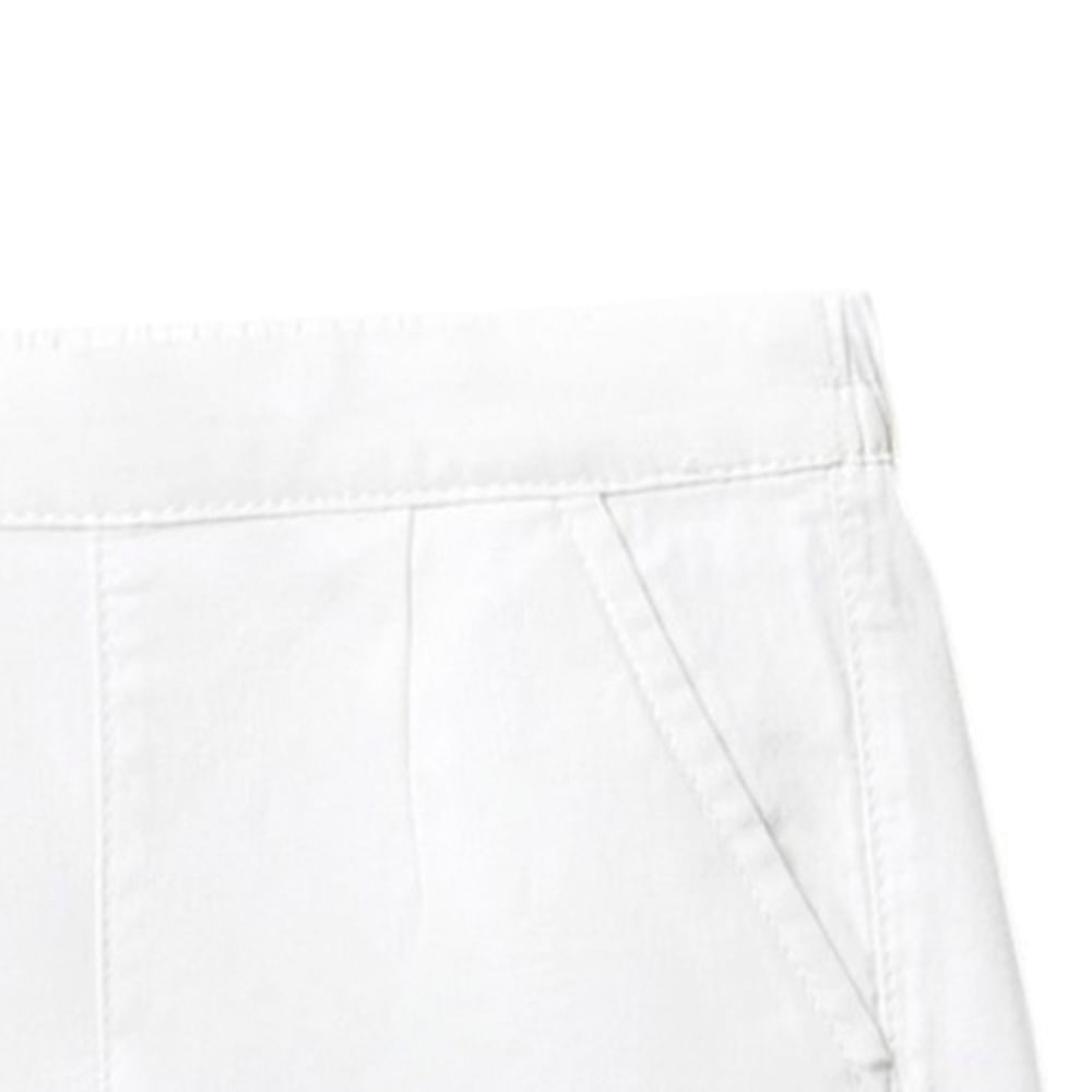 Short basico blanco 100 white de niña