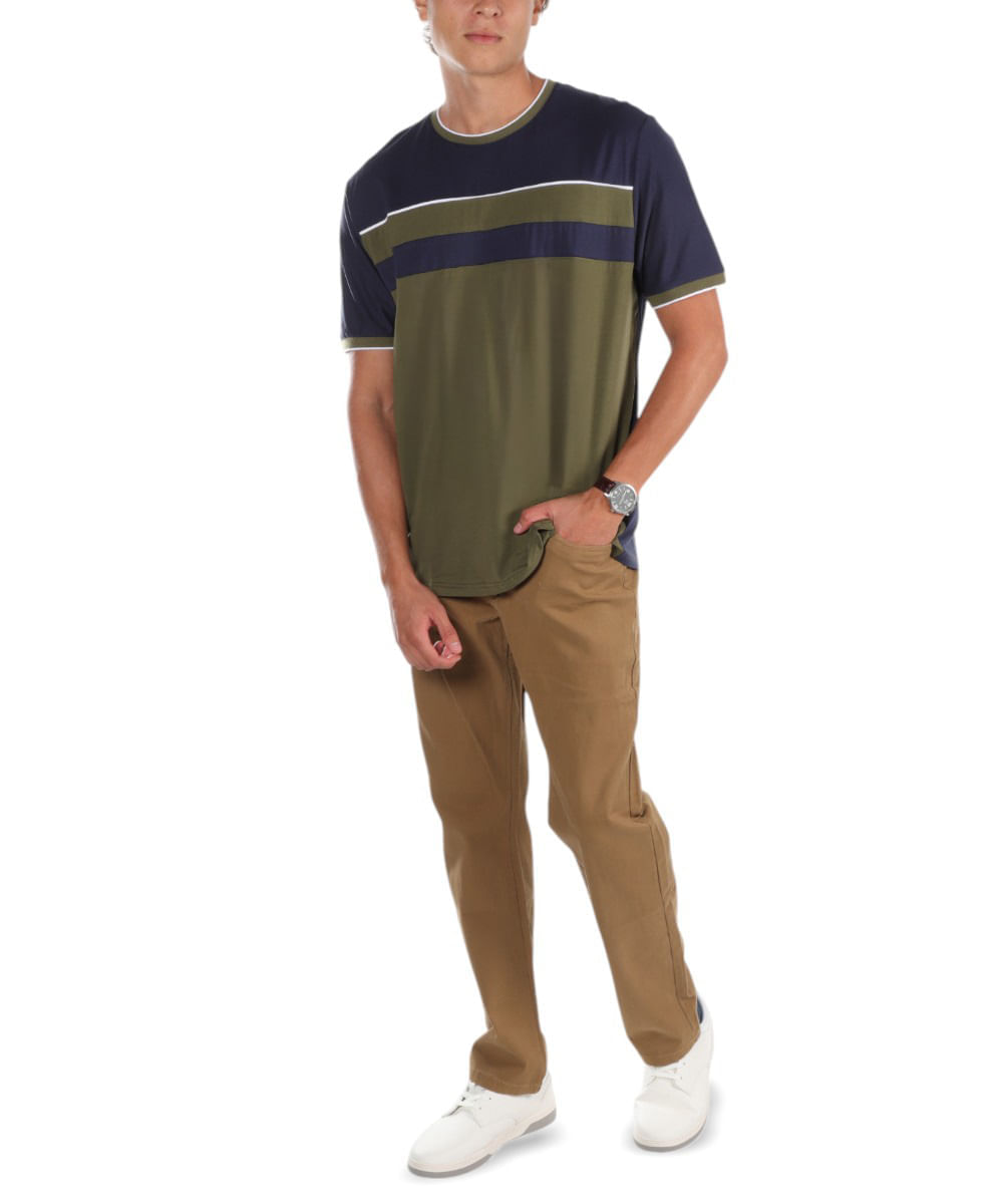 Camiseta Gents color block para hombre - Siman Guatemala