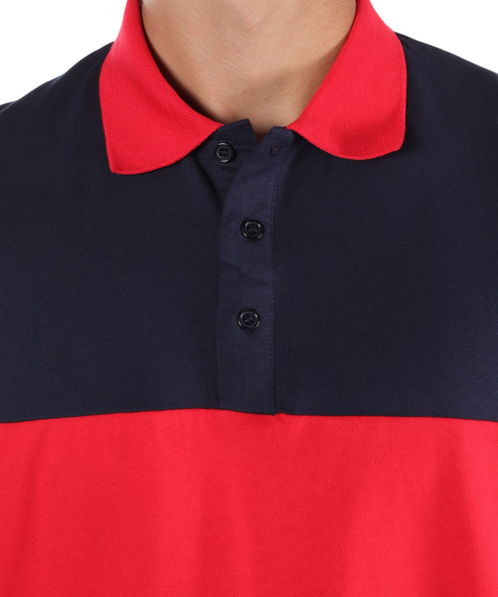 Camisa polo Gents color blocking multicolor para hombre - Siman Guatemala