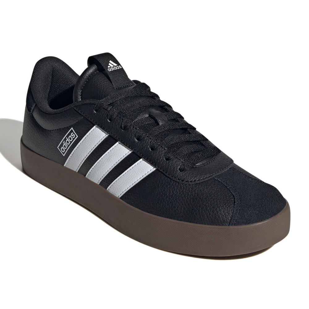 Zapato Adidas VL Court 3.0 deportivo casual negro para hombre - Siman ...