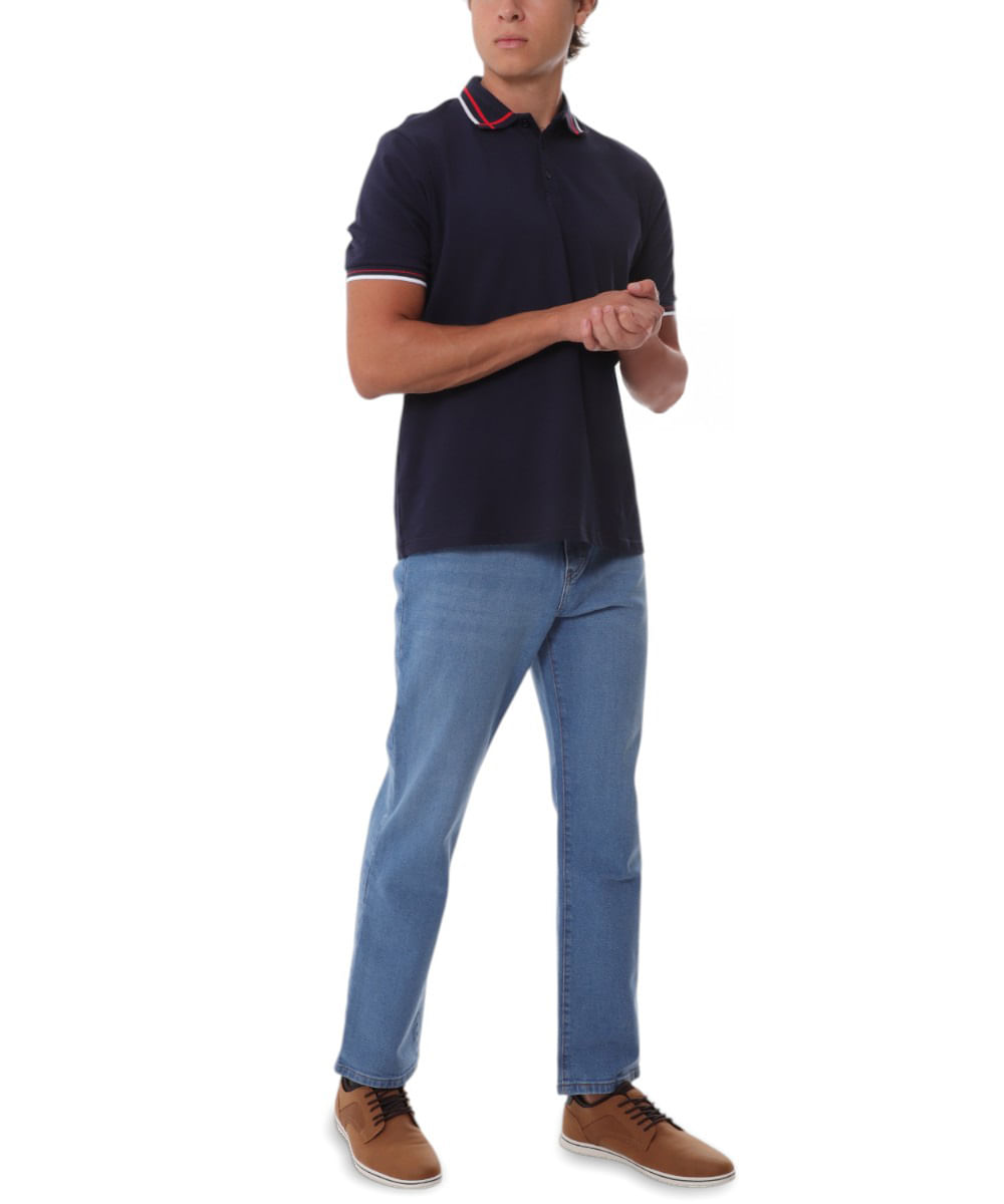 Jeans Pepe Revolution straight fit azul denim para hombre - Siman El ...