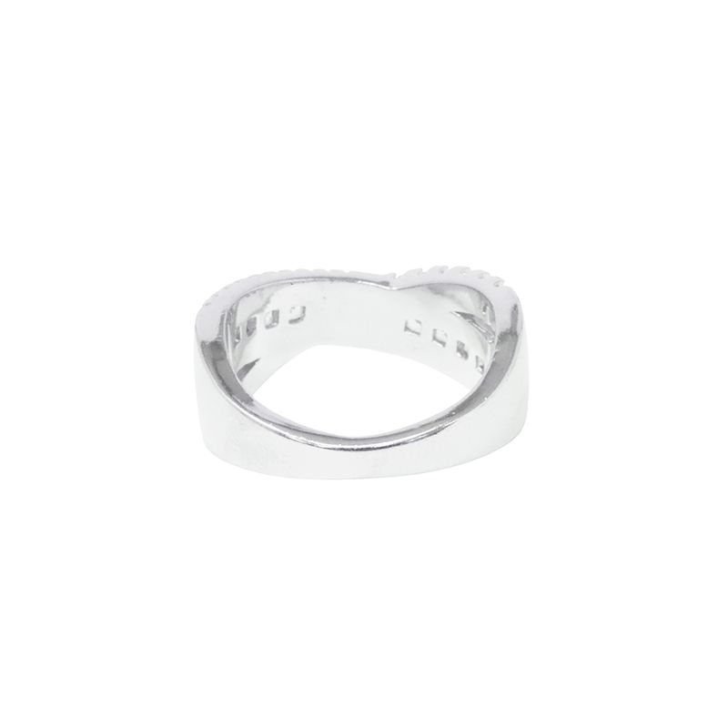 Anillo triple entrelazado de plata para mujer - Siman El Salvador