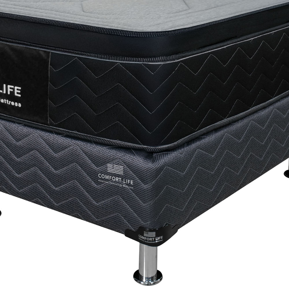 Cama black Classic matrimonial/ Black Classic - Siman El Salvador