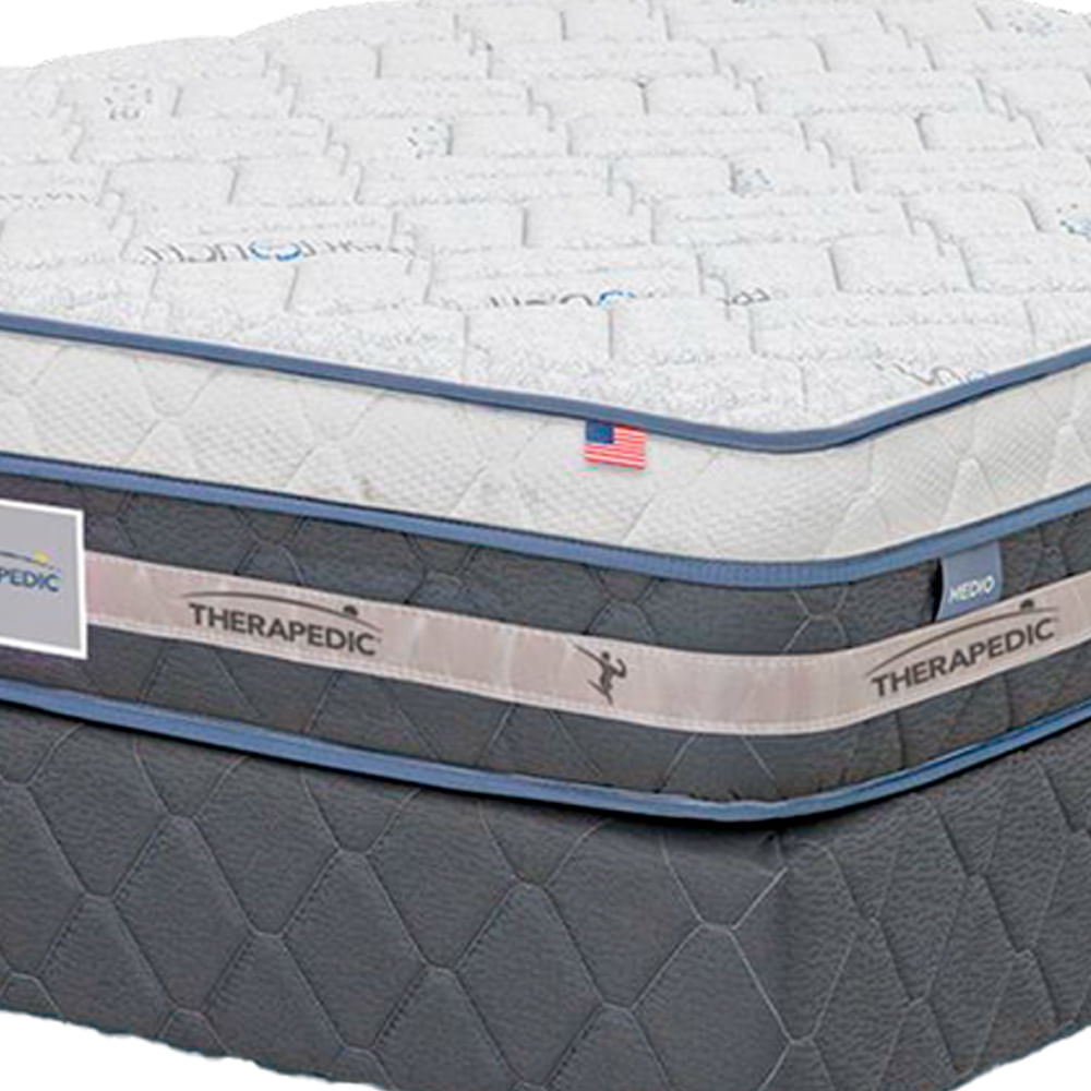 Cama Therapedic Active Rest confort medio Tecnología FreshTouch - Siman Guatemala