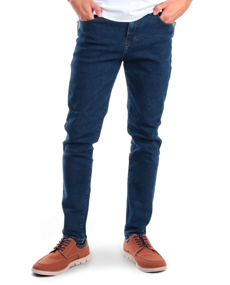 Jeans Pepe Revolution skinny fit azul oscuro denim para hombre - Siman ...