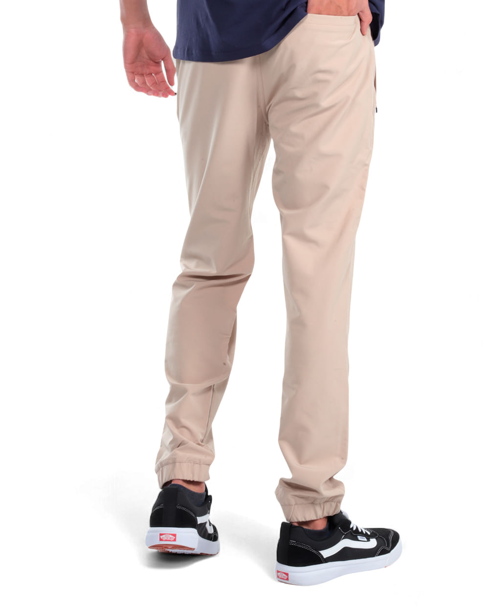 Jogger Hurley beige sólido para hombre - Siman Costa Rica