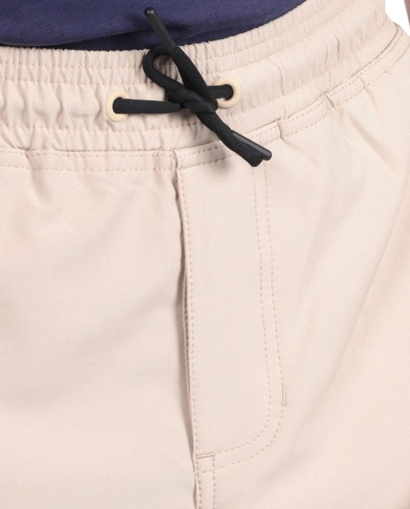 Jogger Hurley beige sólido para hombre - Siman Costa Rica