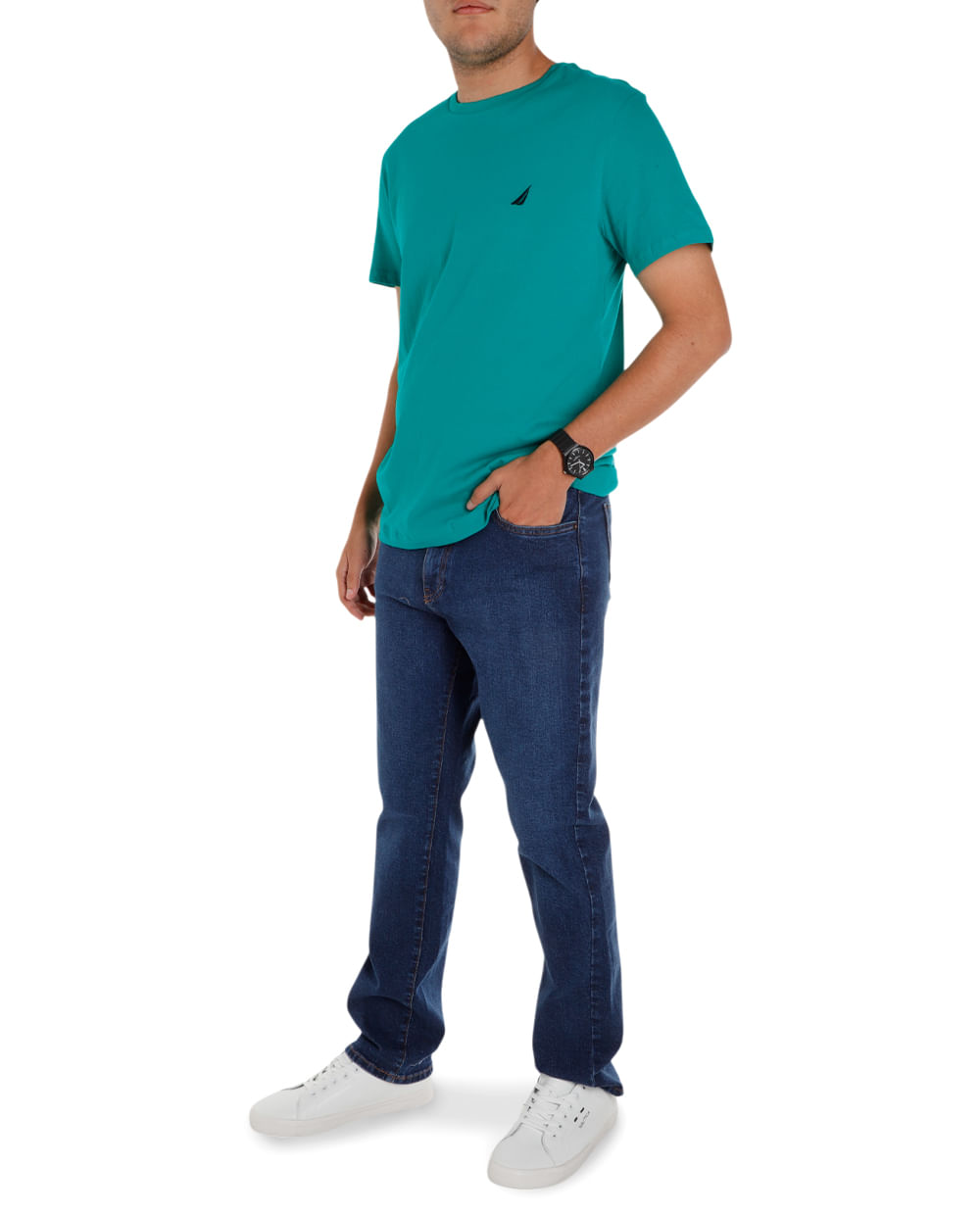 Jeans Pepe Revolution straight fit azul denim para hombre - Siman Nicaragua