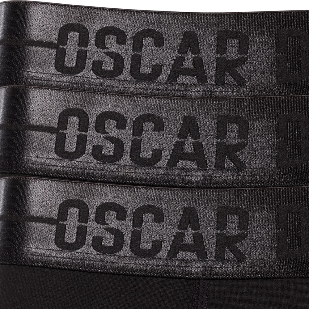 Pack de 3 boxers brief Oscar de la Renta negros sólidos para hombre ...