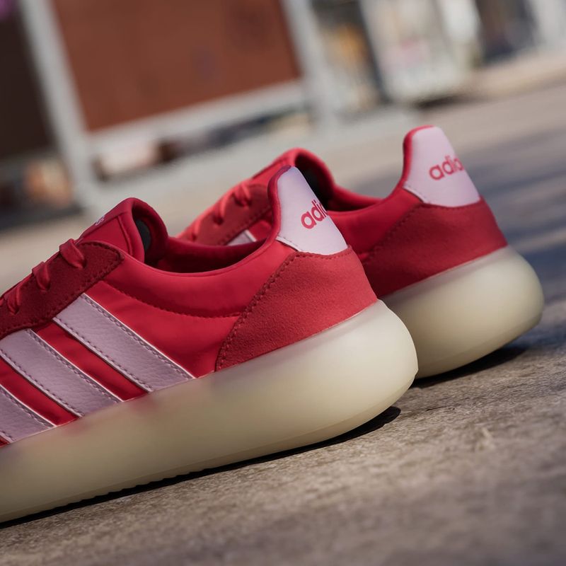 Zapato Adidas Barreda Decode casual color rojo para mujer - Siman El ...