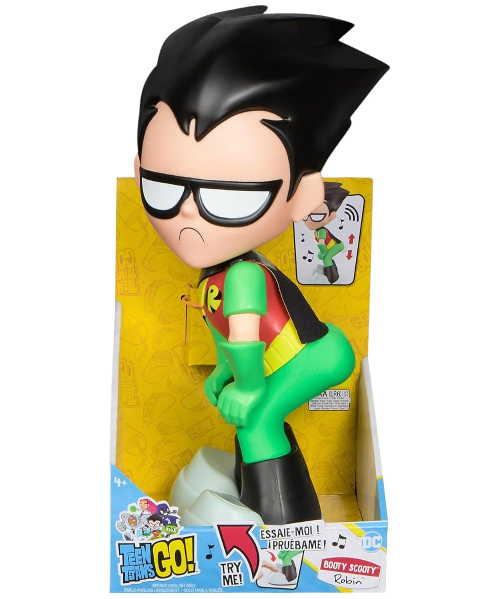 Figura de acción Teen Titans Go! Robin Spin Master con movimiento y ...