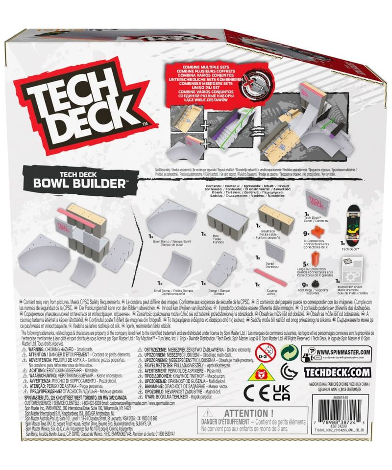 Tech Deck Set de Rampas X Connect - Competition Wall Flip - Siman Guatemala