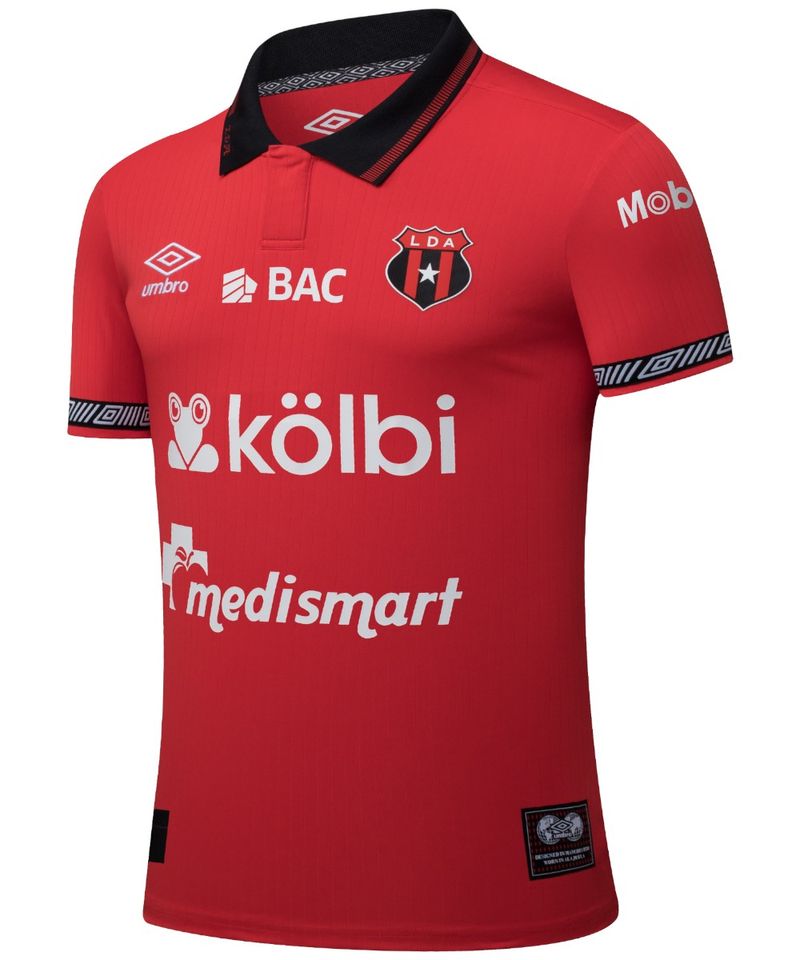 Camisa polo deportiva LDA roja 2025-2026 para hombre - Siman Costa Rica