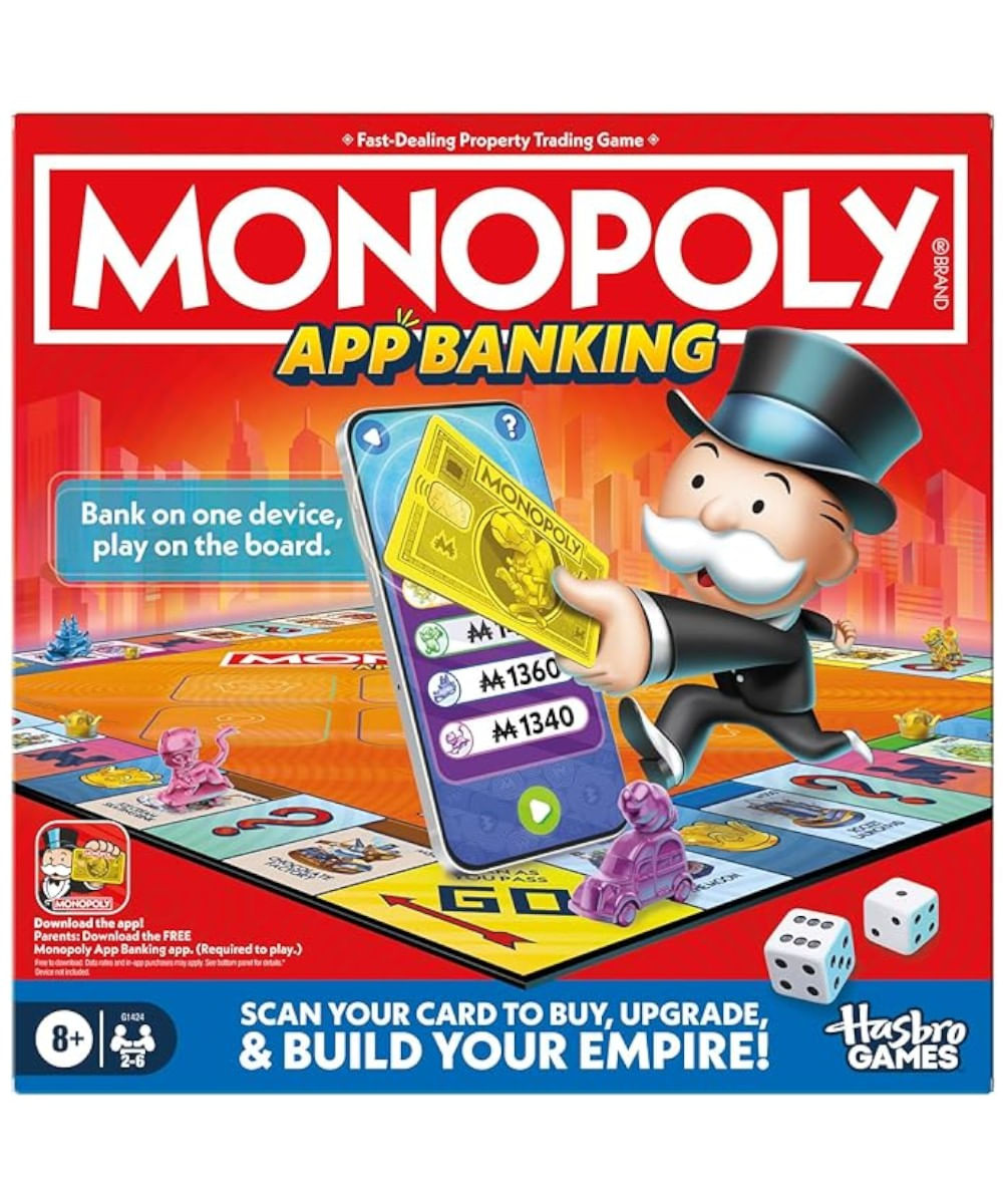 Hasbro gaming juego de mesa monopoly app banking - Siman Guatemala