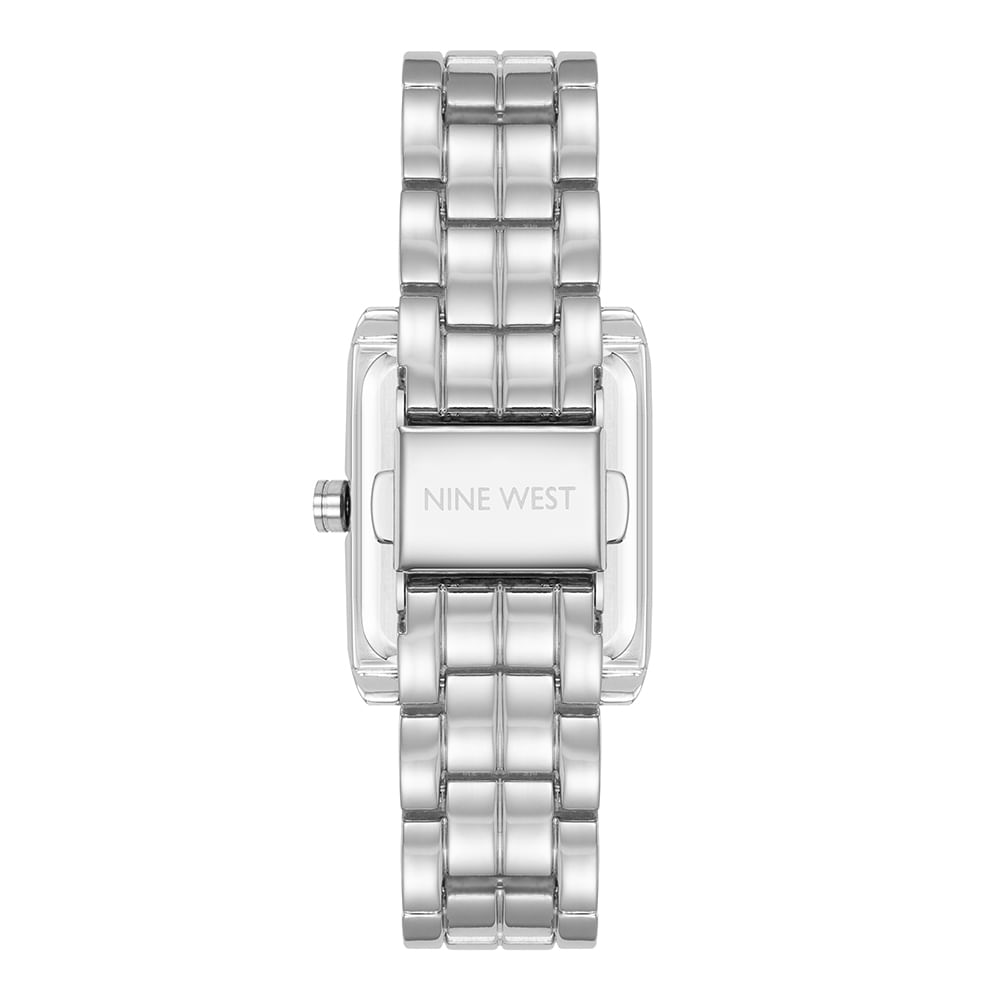 Reloj Nine West análogo de metal plateado para mujer - Siman Nicaragua