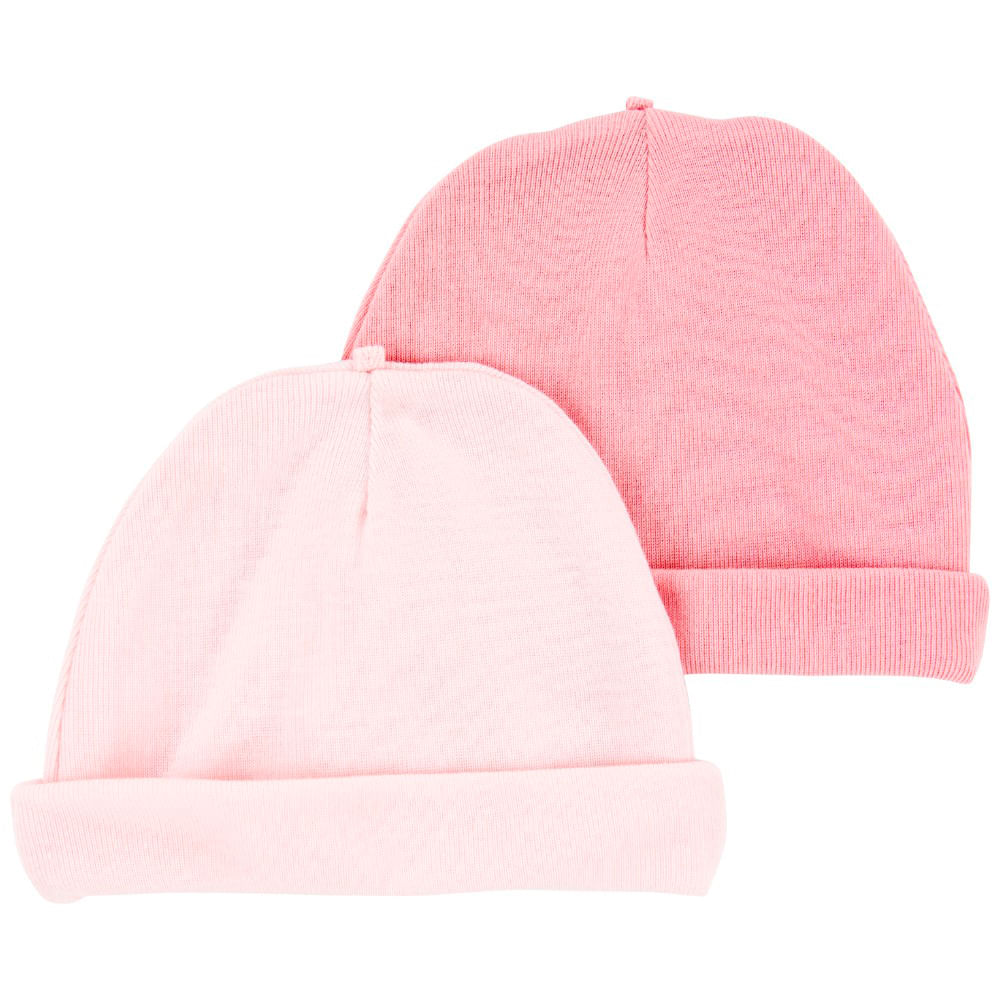 2 pack de gorros colores rosados para bebe niña - Siman Costa Rica